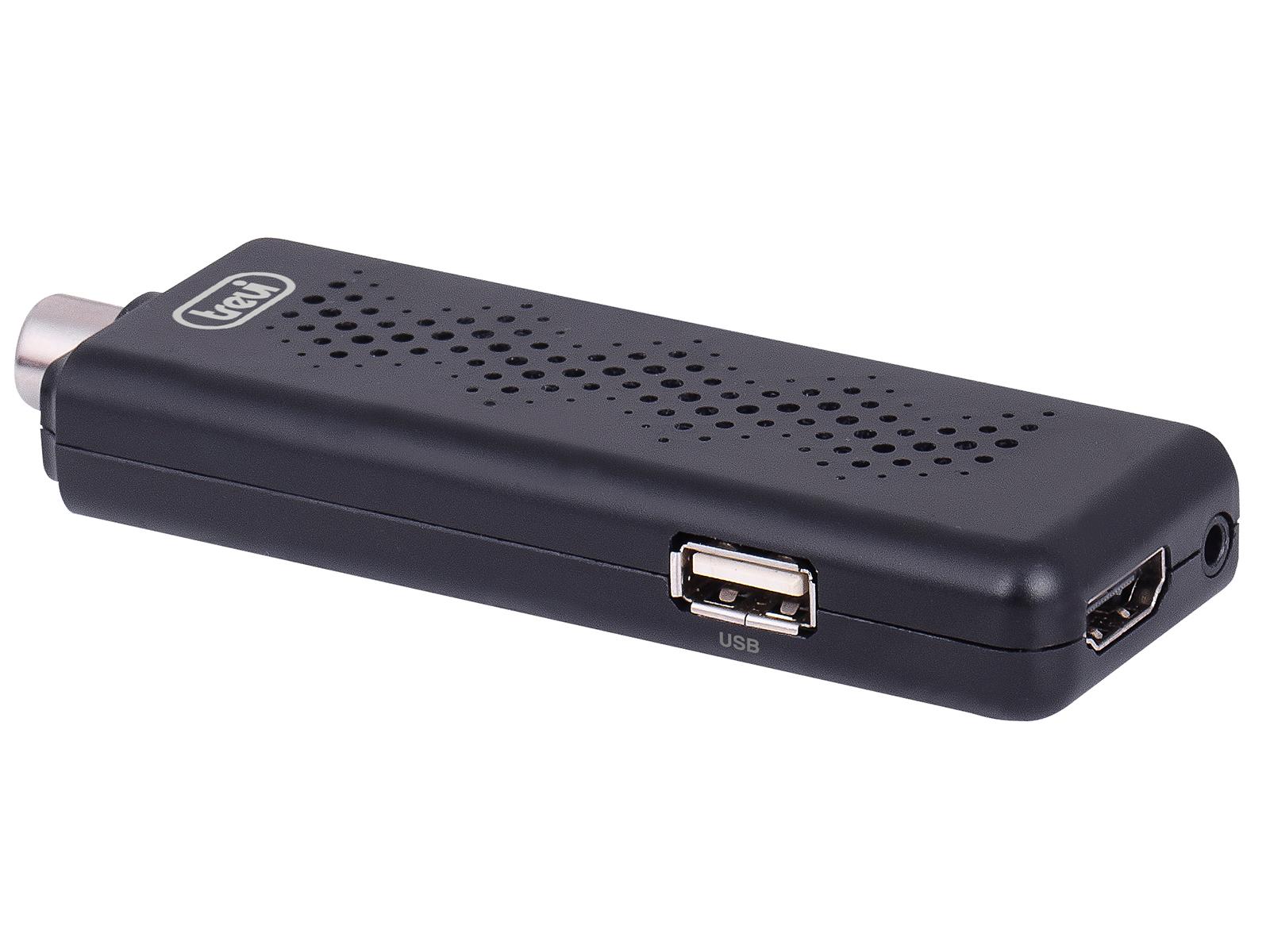 Mini Decoder Digitale Terrestre HD DVB-T2 HEVC H.265 10 bit Trevi HE 3361 T2